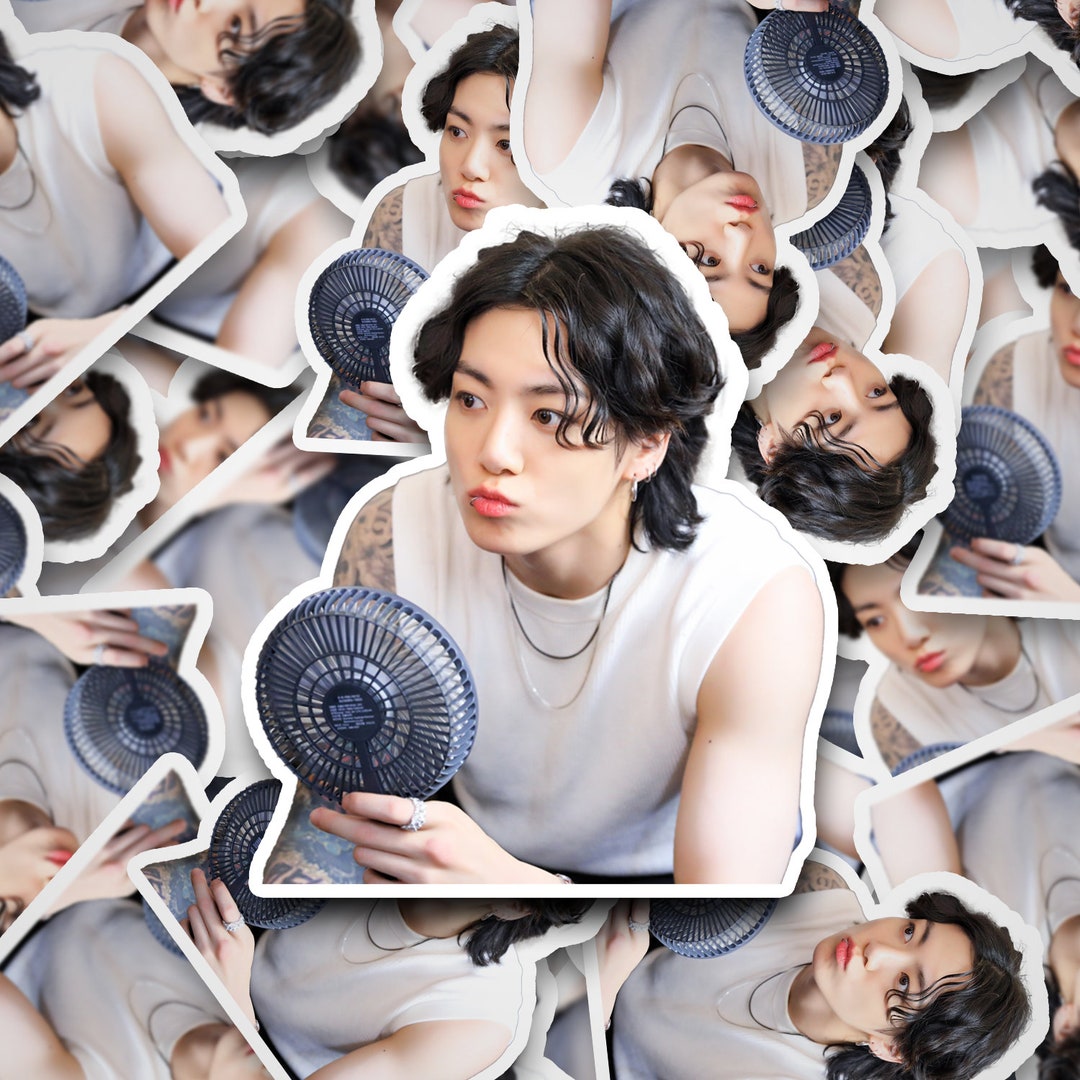 Jungkook Fan Sticker Stickers Bangtan Sticker Vinyl Decal for Laptop ...