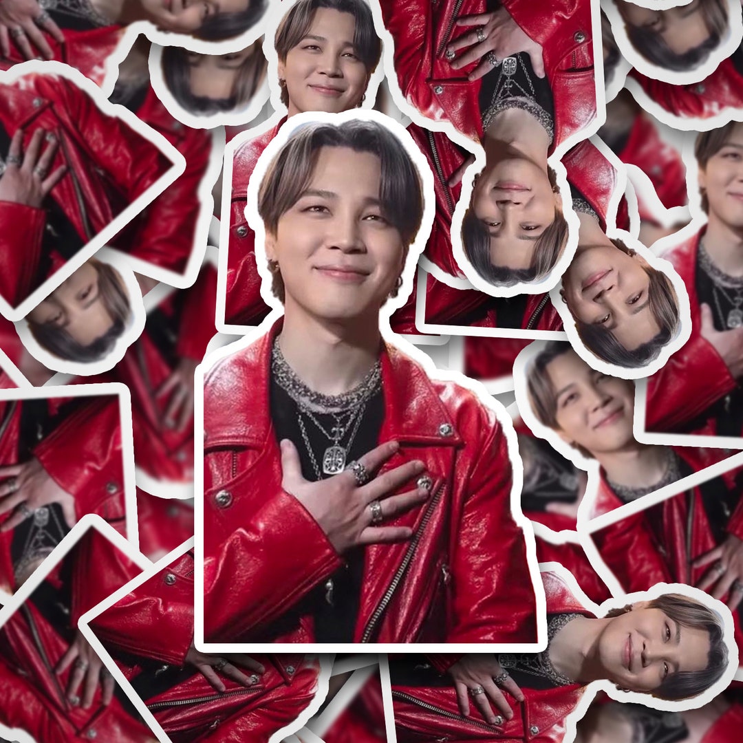 Jimin Vibe Smile Sticker | Stickers | Jimin| Bangtan Sticker | Vinyl ...