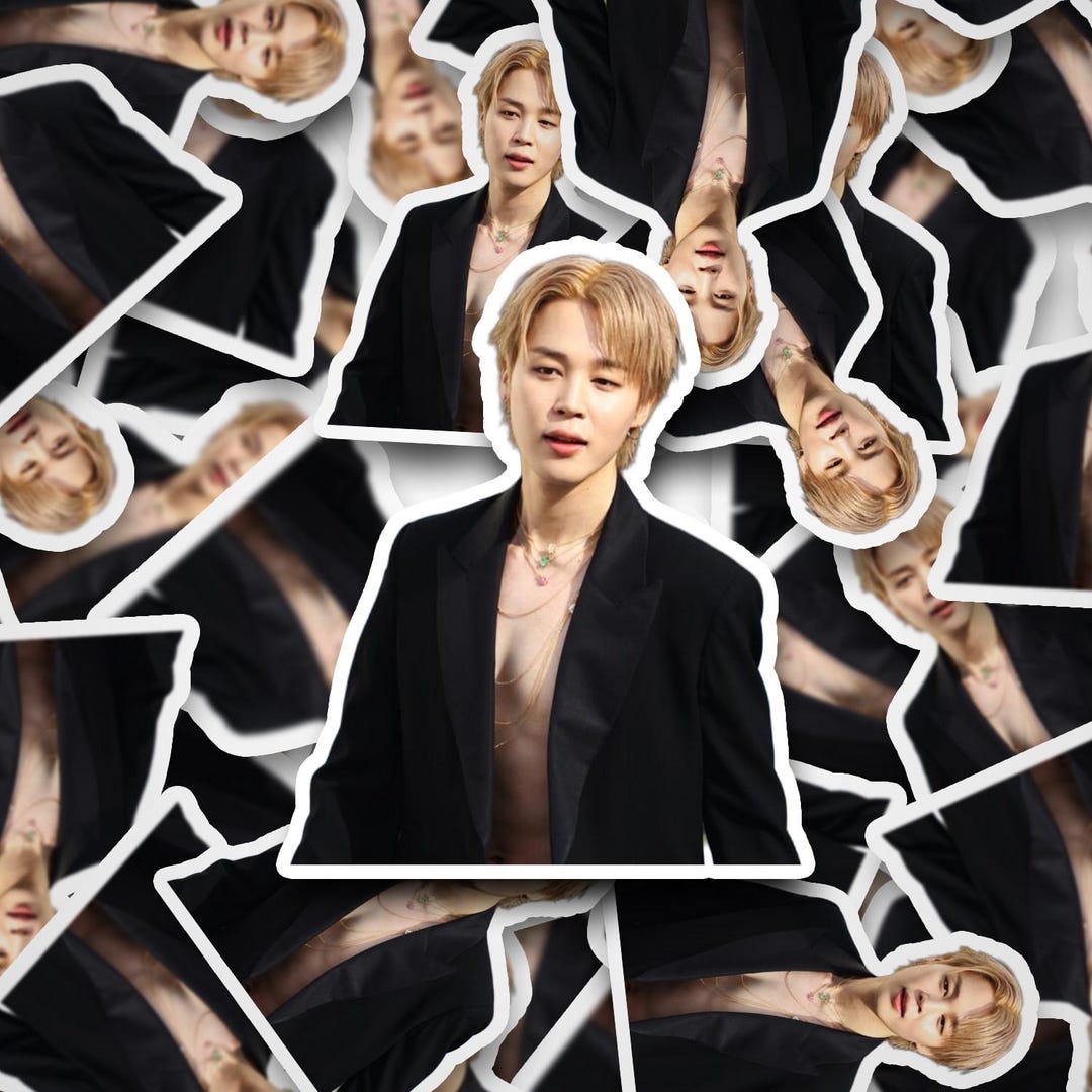 Jimin Dior Sticker 4 | Jimin Stickers | Bangtan Sticker | Jimin | Vinyl ...