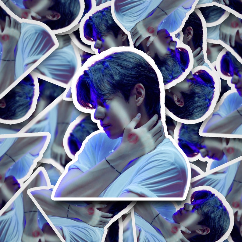 BTS V Sticker BTS Stickers Bangtan Sticker Taehyung - Etsy