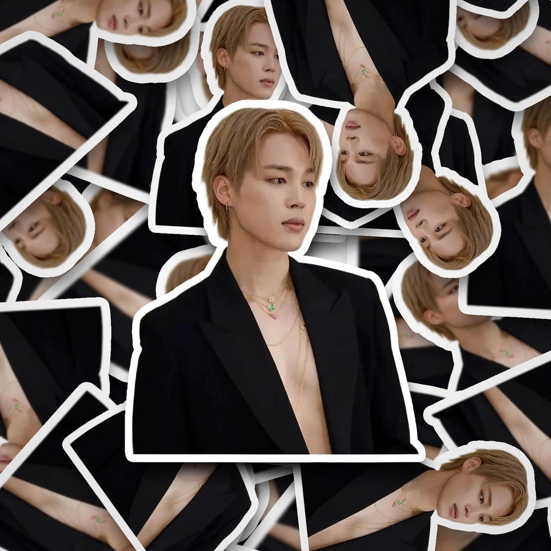 Jimin Dior Sticker 2 | Jimin Stickers | Bangtan Sticker | Jimin | Vinyl ...