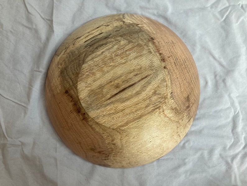 Spalted Red Oak Bowl - Etsy