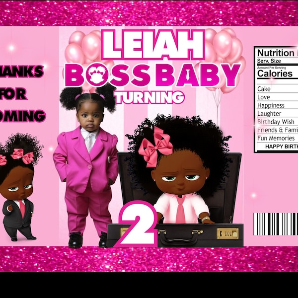 Boss Baby Candy Wrapper - Etsy