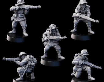 28mm Ww2 Imperial Japanese Army Miniatures - Etsy