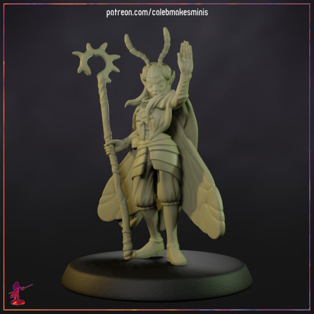 Firefly Fairy Cleric Feywild Adventurer Dungeons and - Etsy