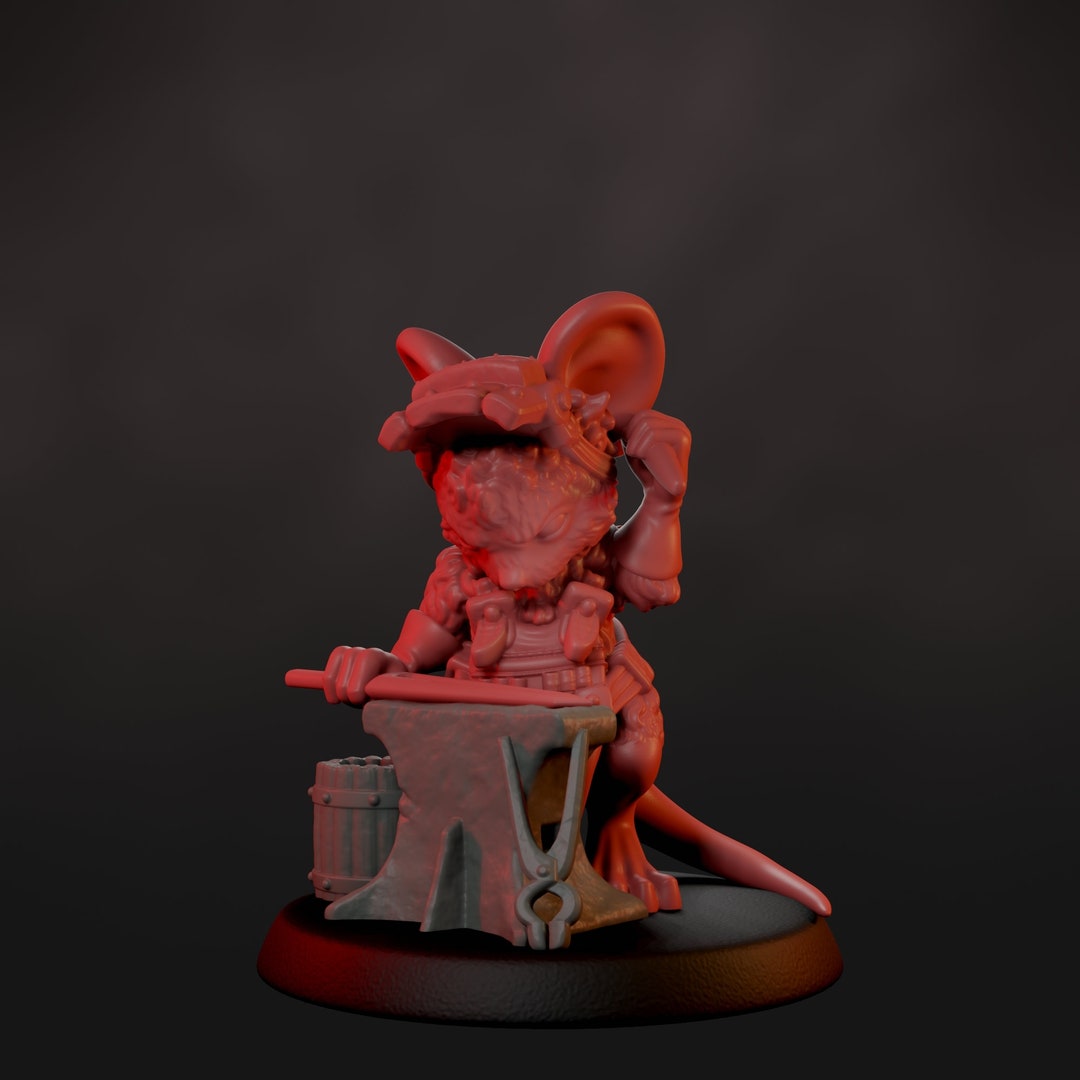 Swithun the Smith Mousefolk Series Dungeons and Dragons - Etsy