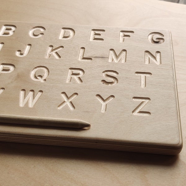 Letter Tracing Board - Etsy