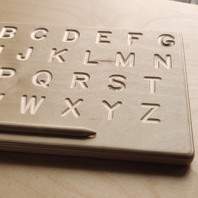 Letter Tracing Board - Etsy