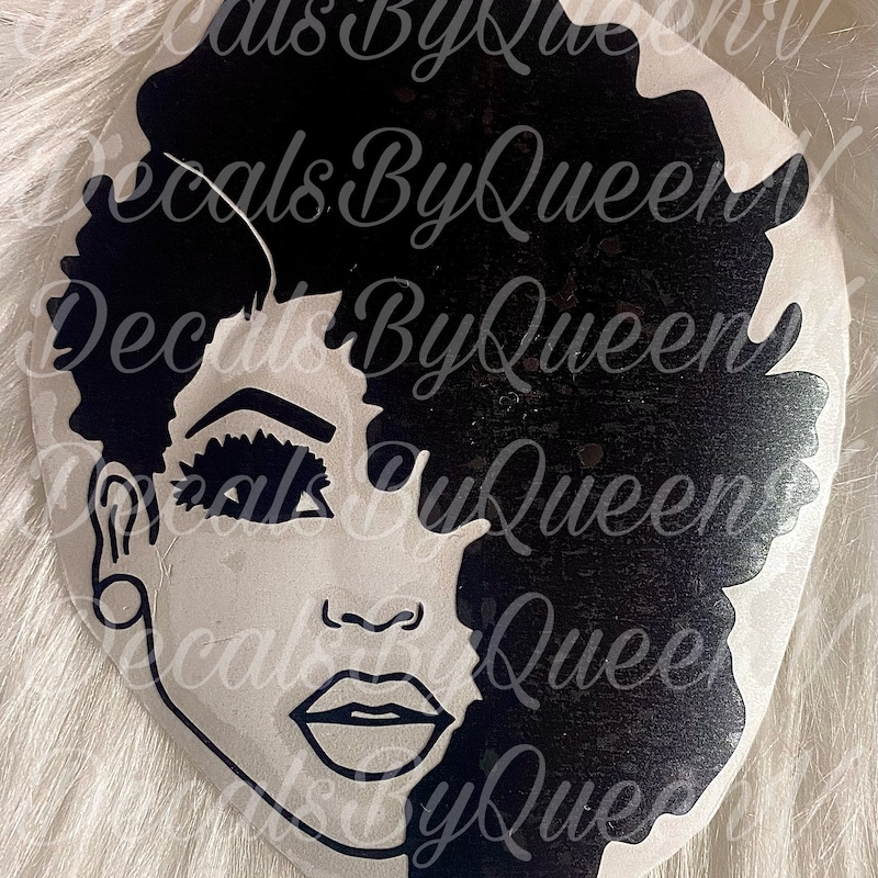 African Lady Decal - Etsy