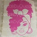 Monique Vinyl Decal|african American Woman Decal| Wine Glass Decal ...