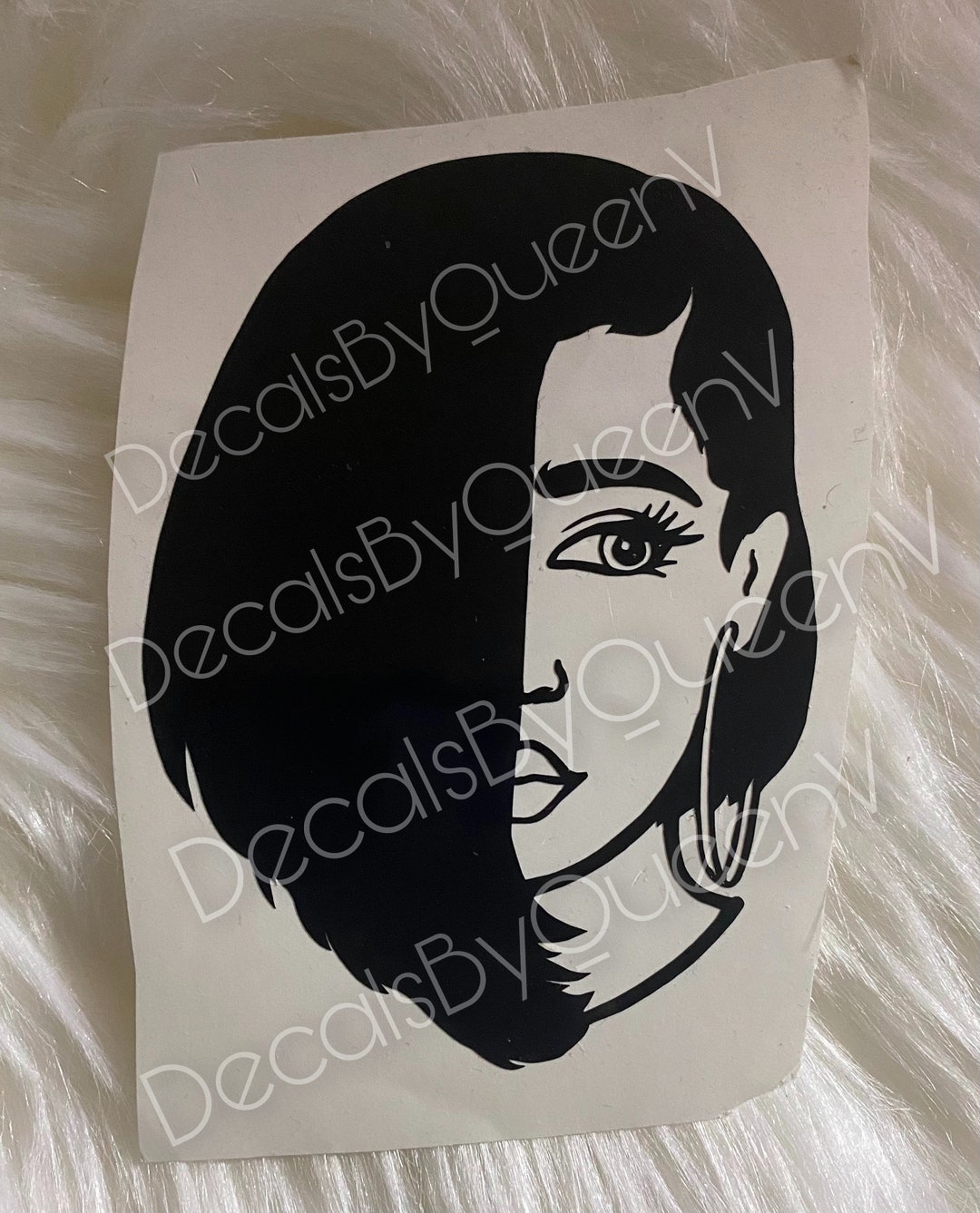 Naee Vinyl Decal|african American Woman Decal| Wine Glass Decal| Bling ...