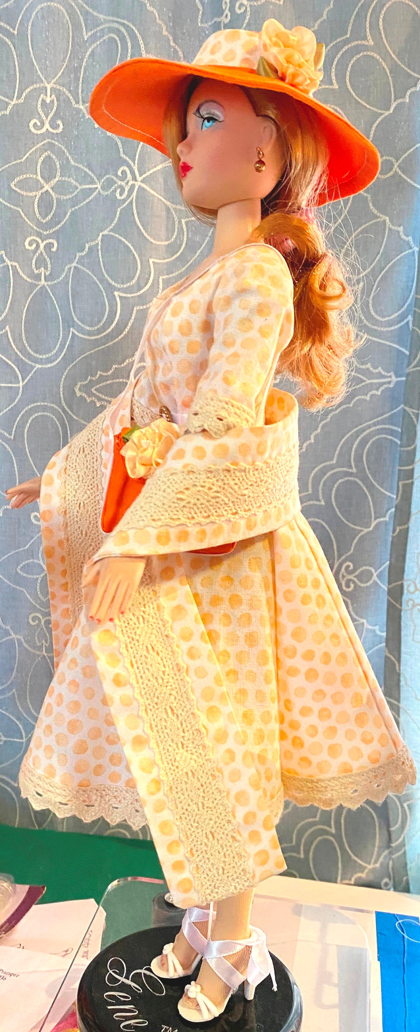 Gene Marshal Princess Cut Dress With Hat Purse Shoes & Shawl - Etsy