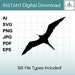 Iwa Bird Clipart Instant Download Ai / Svg / Png / Jpg / Pdf / Eps ...