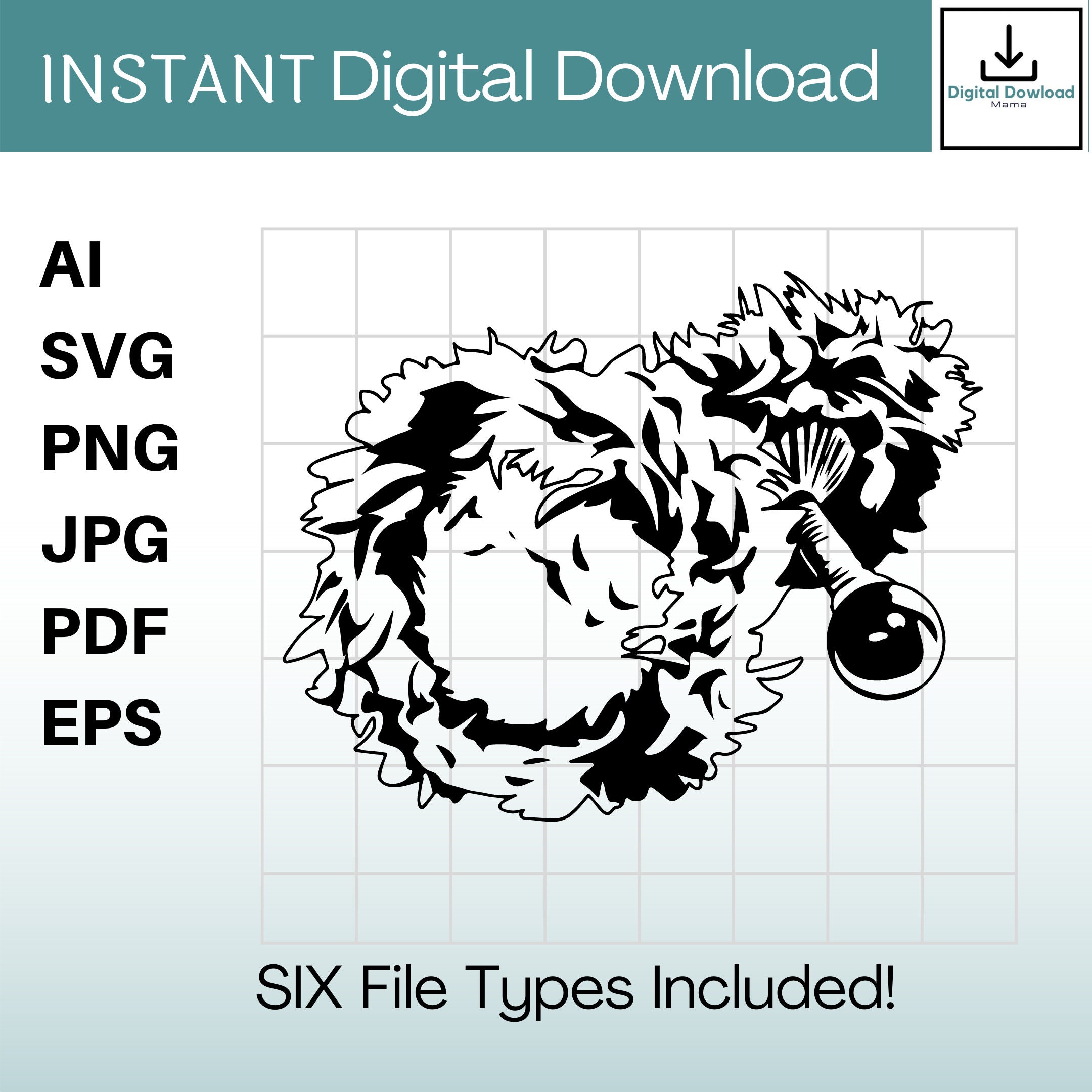 Uli'uli Clipart Instant Download Ai / Svg / Png / Jpg / Pdf / Eps Hawaii Svg, Hawaiian Svg ...