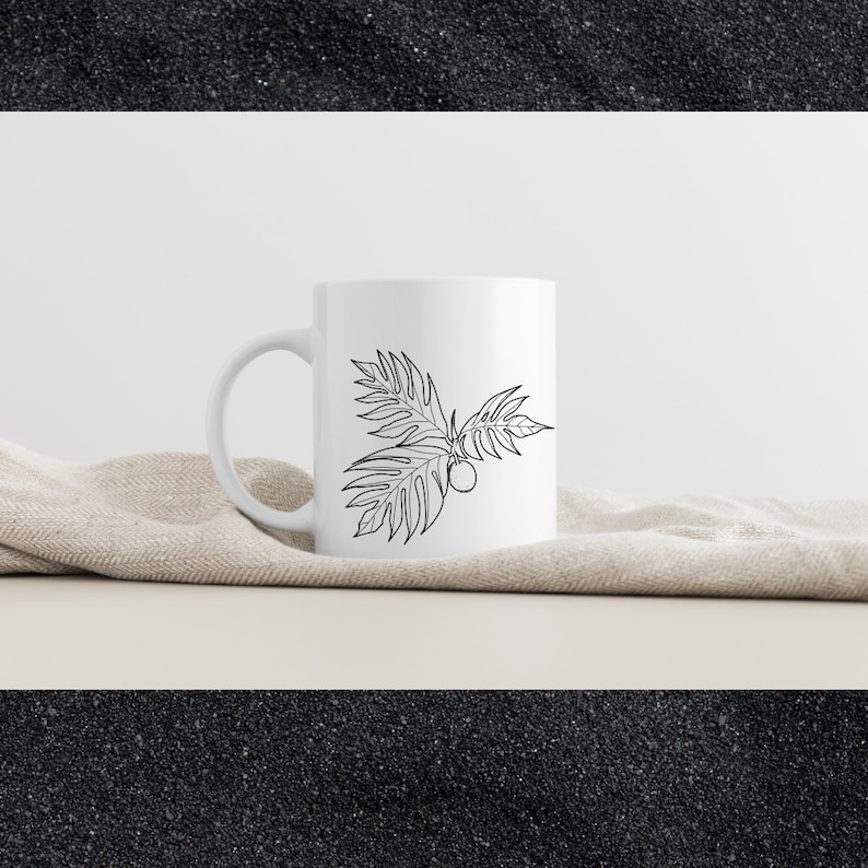 Ulu (breadfruit) Plant and Fruit Clipart Instant Download Ai / Svg ...