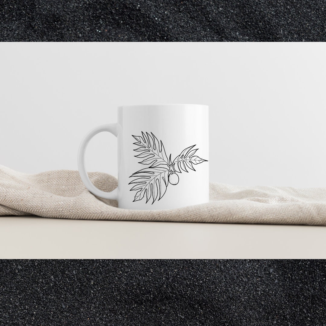 Ulu (breadfruit) Plant and Fruit Clipart Instant Download Ai / Svg ...