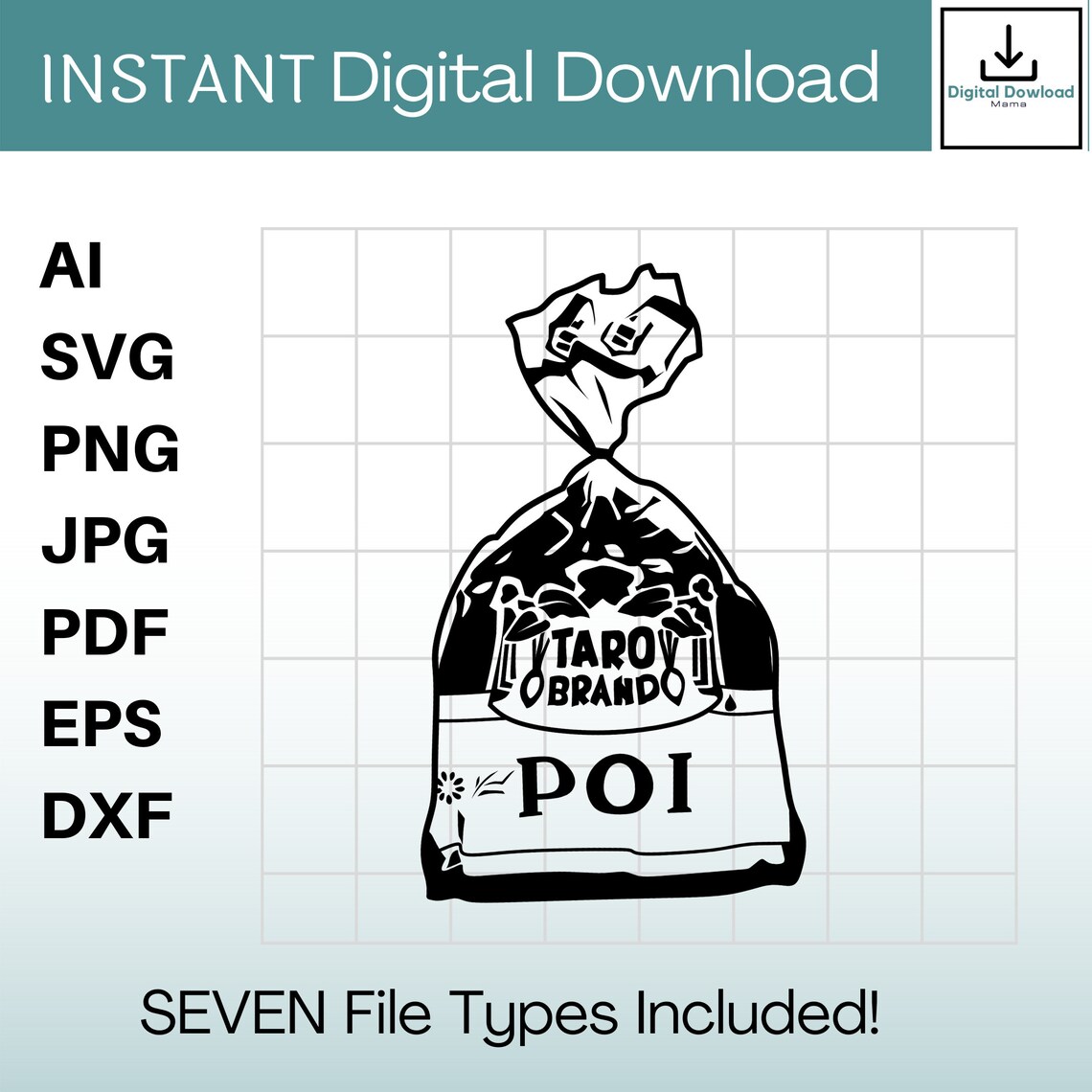 Poi Bag Clipart Instant Download Ai / Svg / Png / Jpg / Pdf / | Etsy