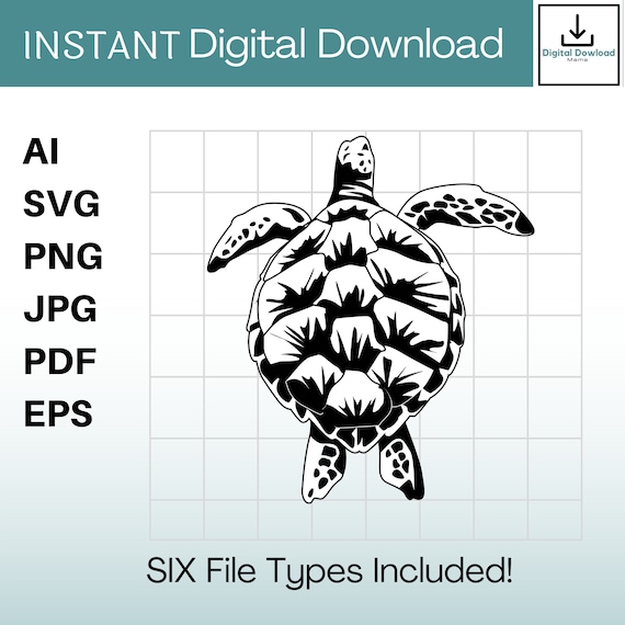 Hawaiian Turtle Vector