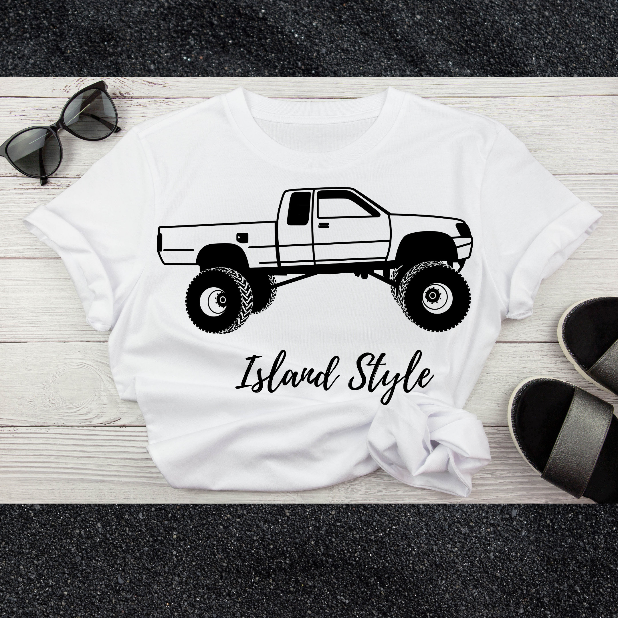 Lifted Toyota Truck Clipart Instant Download Ai / Svg / Png / Jpg / Pdf ...