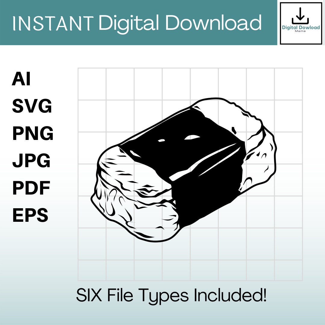 Spam Musubi Clipart Instant Download Ai / Svg / Png / Jpg / Pdf / Eps ...