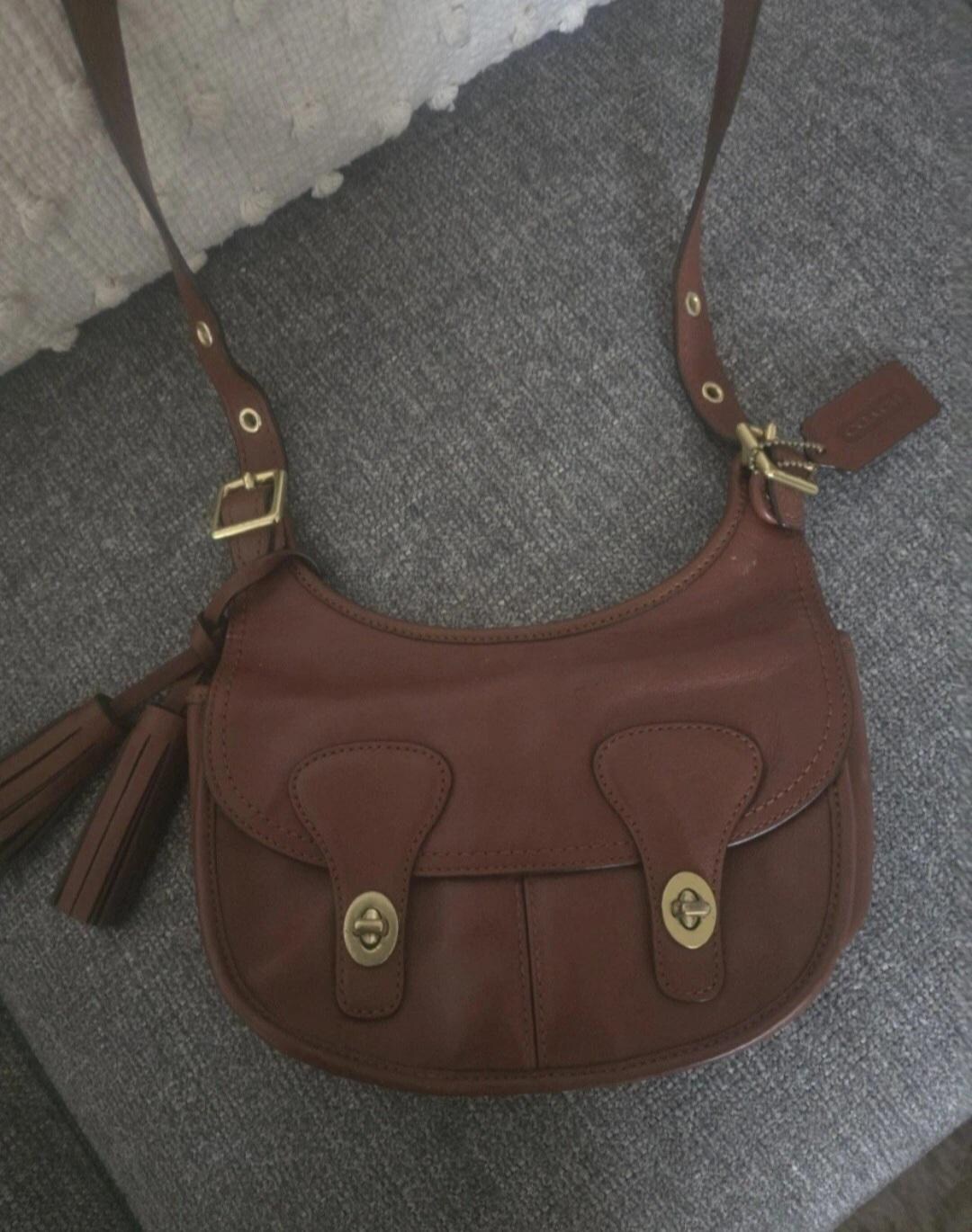 Authenticated Coach Amanda Mini Saddle Pony Express Crossbody. Taylor ...