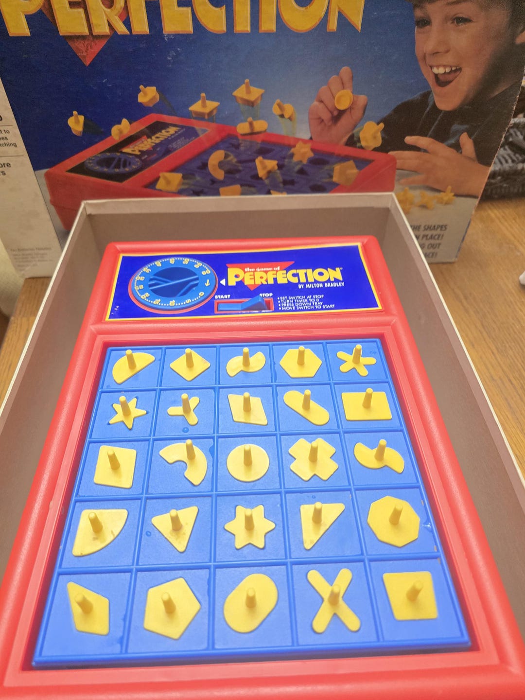 Vintage 1989 Milton Bradley Electric Board Game Perfection - Etsy