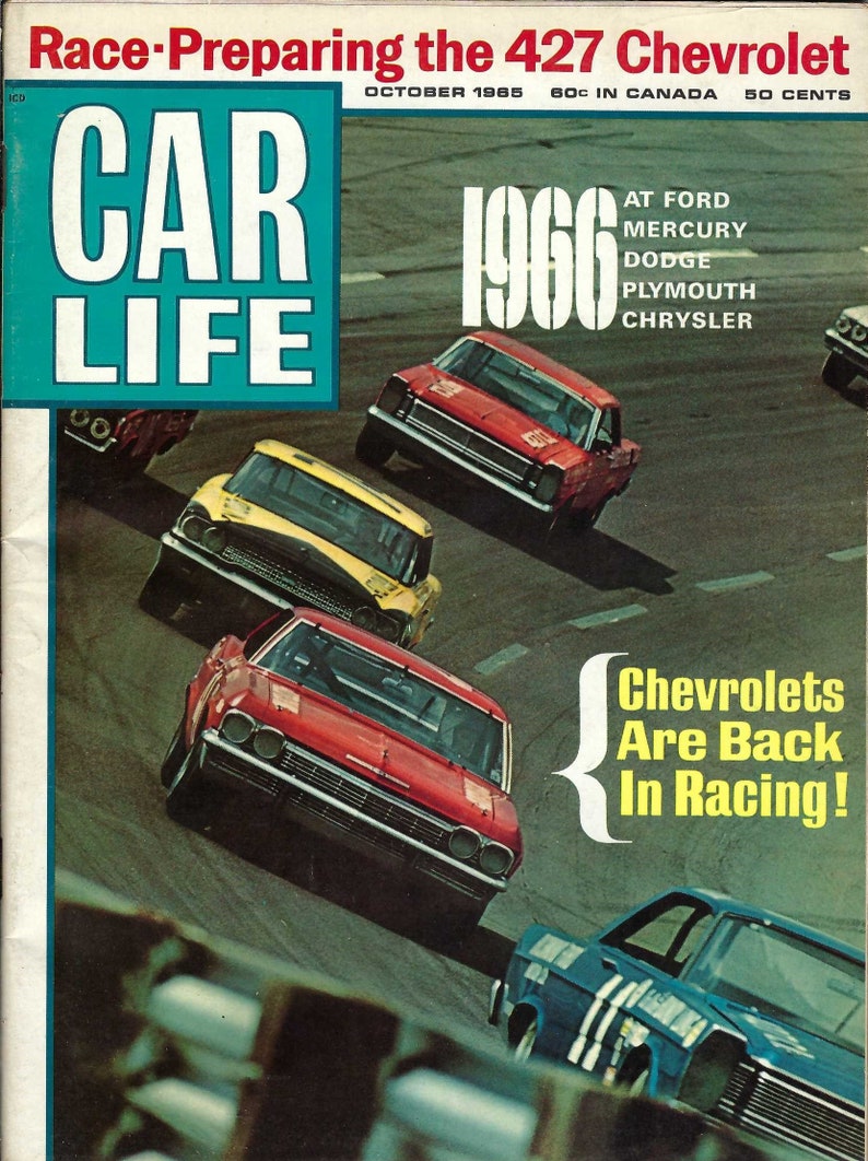 1966 New Cars Featured in Vintage Car Life Magazine Ford - Etsy