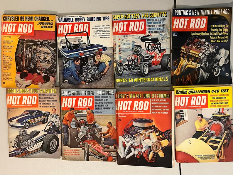 George Barris Personal Magazine Collection-hot Rod Magazine, Single ... George Barris Personal Magazine Collection-hot Rod Magazine, Single ...
