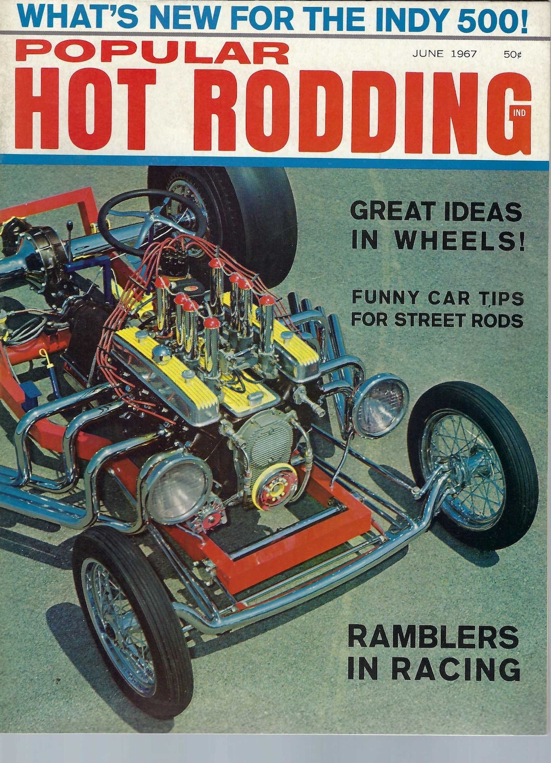 1967 AMC Rambler Racing Program and Hodako Motorcycle Featured in ...