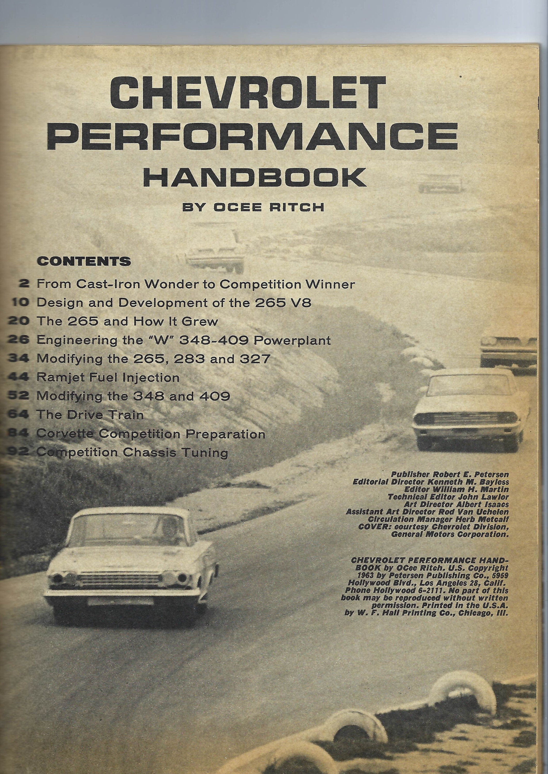1963 Chevrolet Performance Hdbk. 96 Pages. by Hot Rod - Etsy