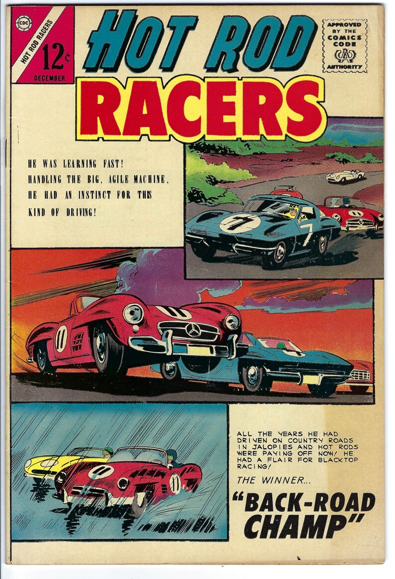 First Issues, Vol.1 #1, of 4 Vintage, Hot Rod Comics. Rare! Hot Rod ...