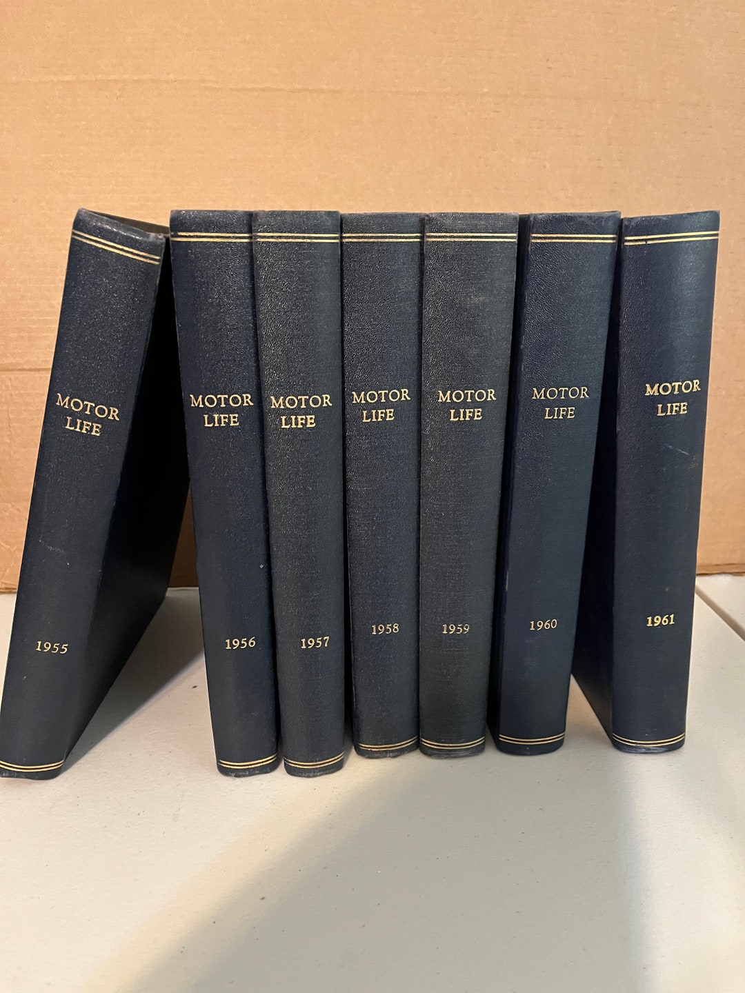 George Barris Personal Magazine Collection-motor Life, Hardbound, 1955 ...