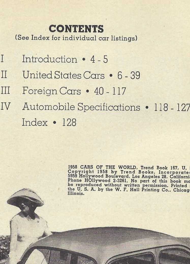 1958 Trend #167 Cars of the World. 100+ 1958 Cars. Photos ...
