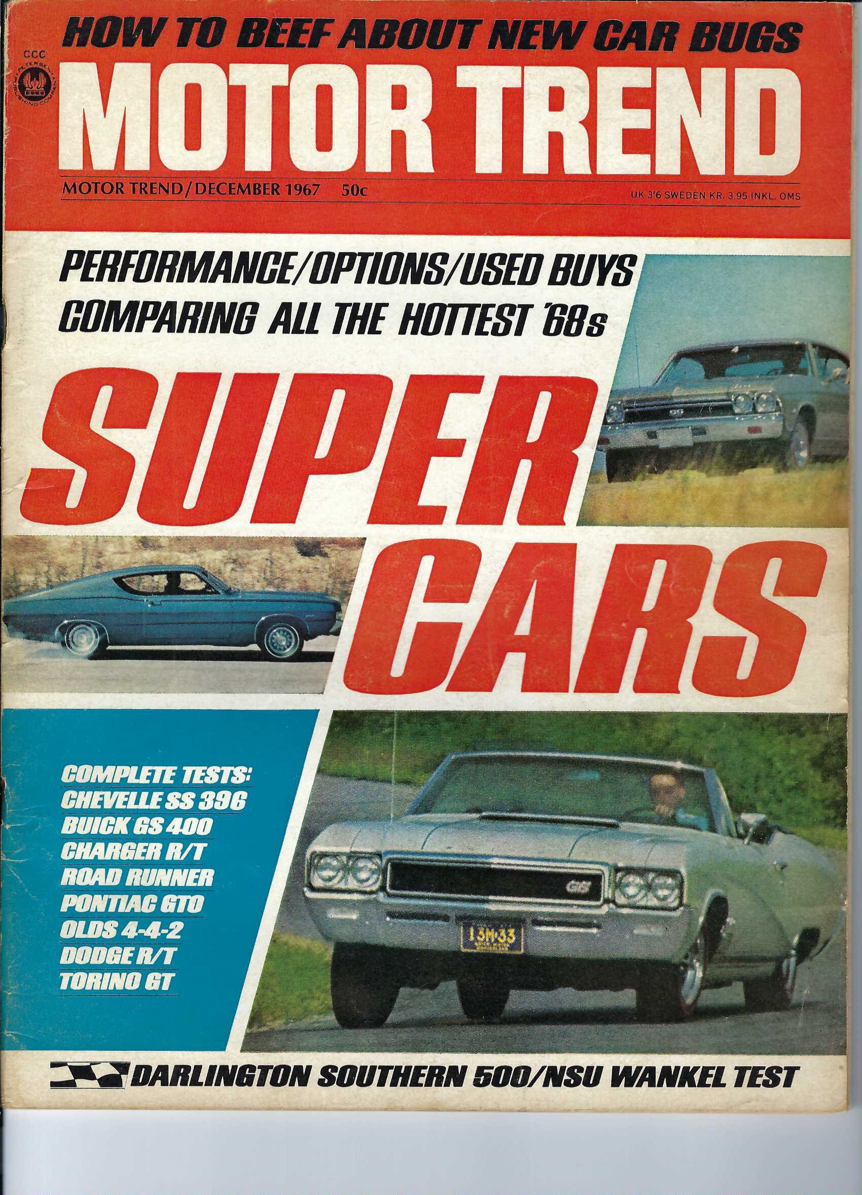 1968 Chevelle, Road Runner, GTO, Oldsmobile 442, Charger, Torino GT ...
