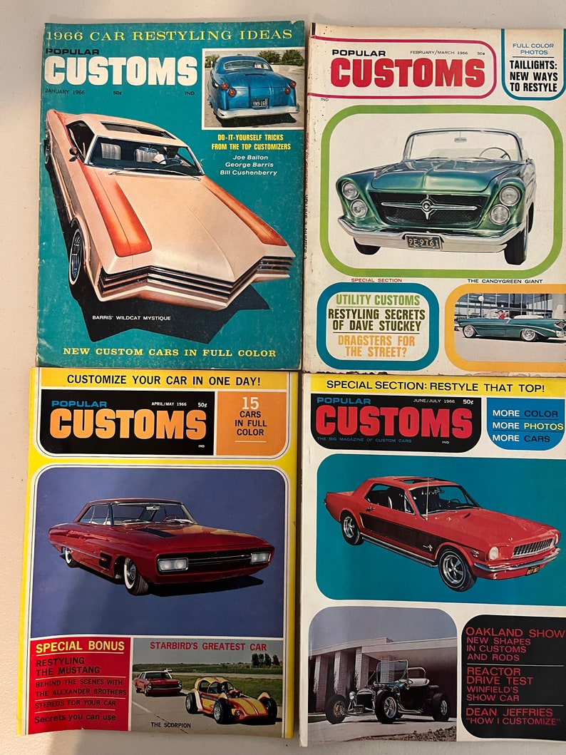 George Barris Personal Magazine Collection, Popular Customs, Singles ... George Barris Personal Magazine Collection, Popular Customs, Singles ...