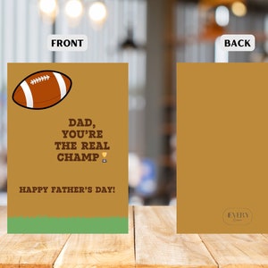 PRINTABLE Father’s Day Card | Card for Dad | Digital Download Father’s ...