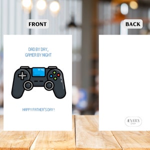 Printable Digital Download Father’s Day Card | Fathers Day Card | Gamer ...