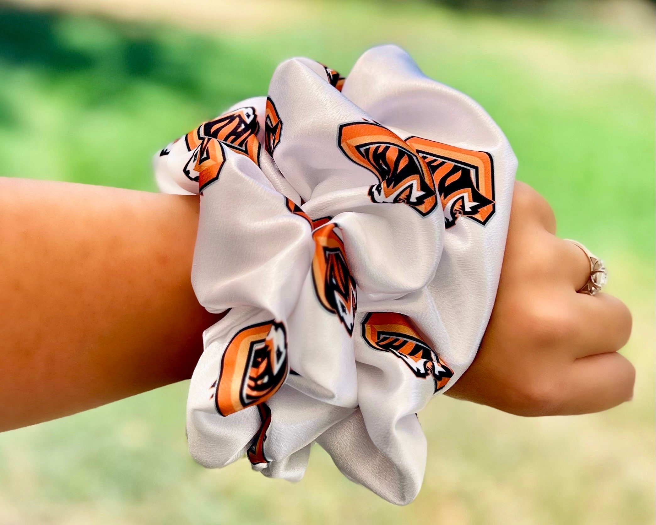 Personalized Logo Scrunchie, Custom Logo Scrunchie, College Logo ...