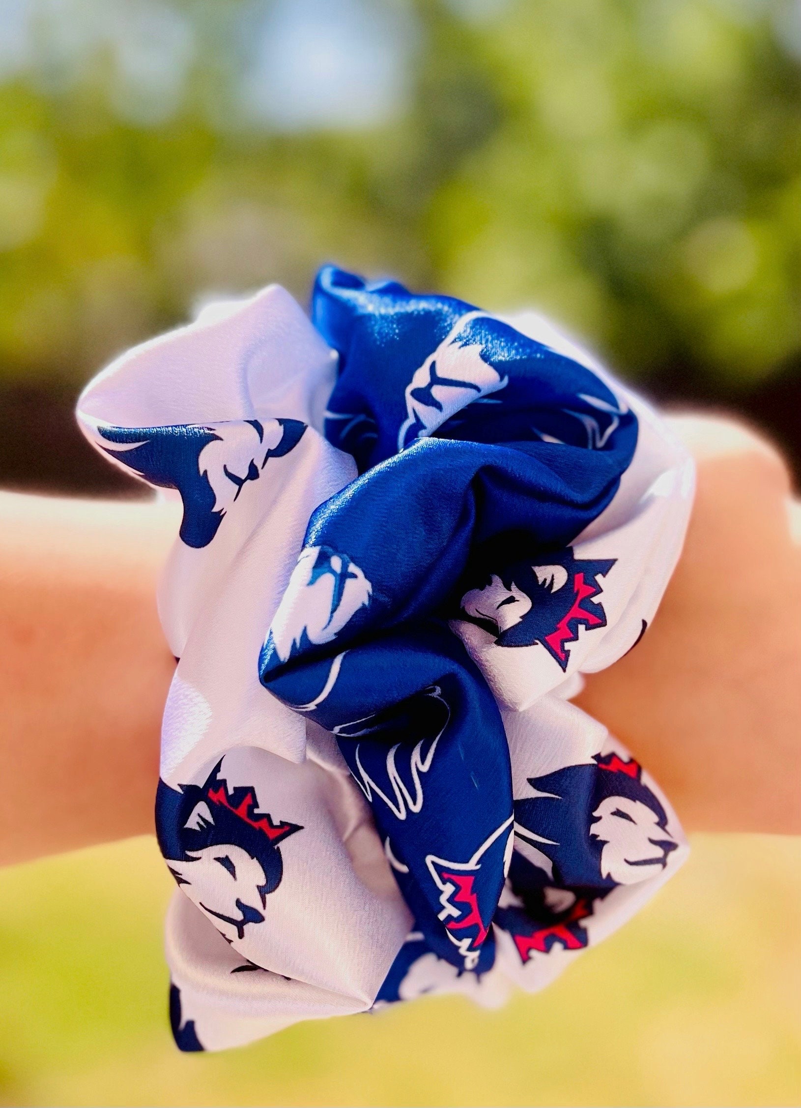 FULL COLOR - Custom Logo Scrunchie - Etsy