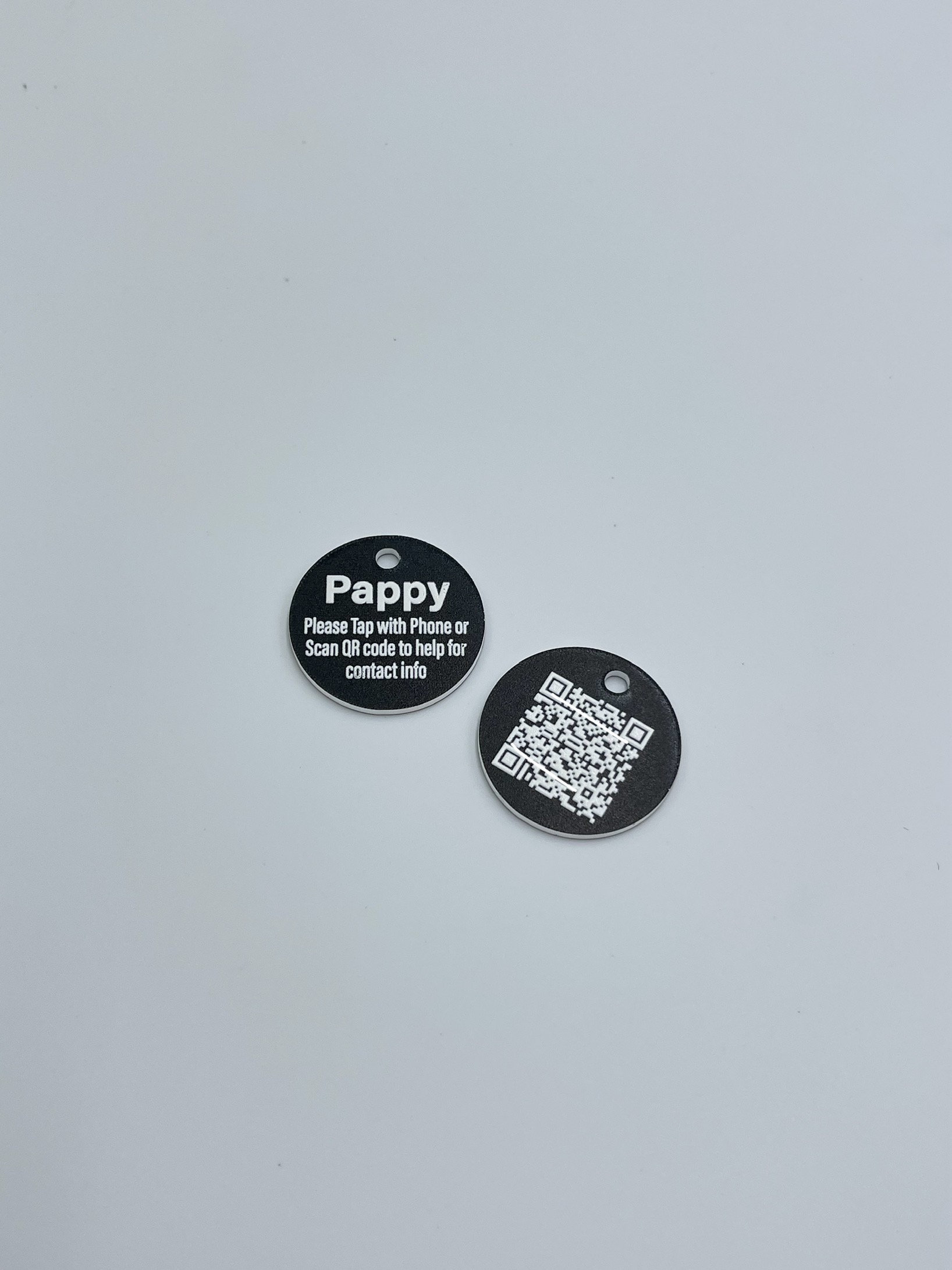 QR Code Pet ID Tag, Custom - Etsy