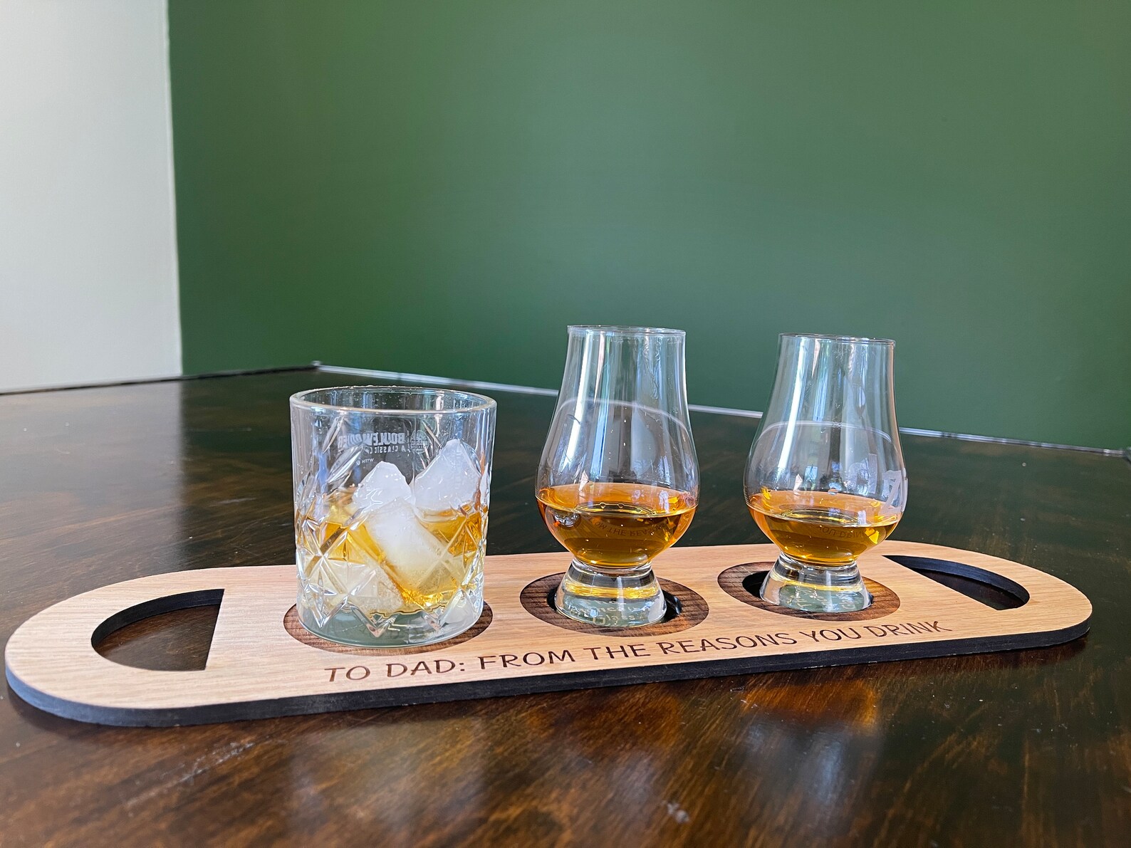 Father's Day Whiskey Flight Board, Flight Board, Gift for Him, Bourbon ...