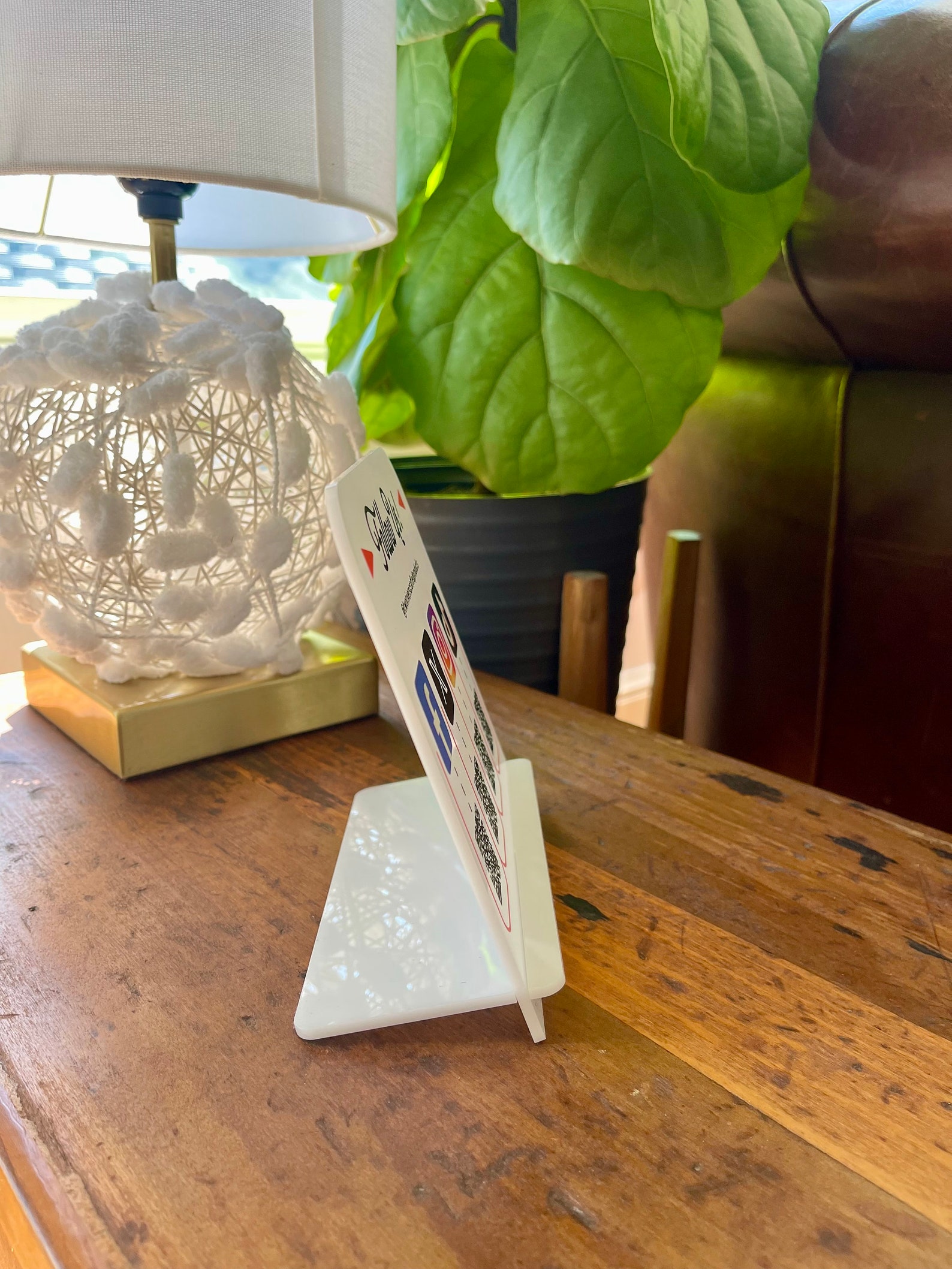 QR Code Social Media Sign, Follow Social Media Us Sign, Instagram ...