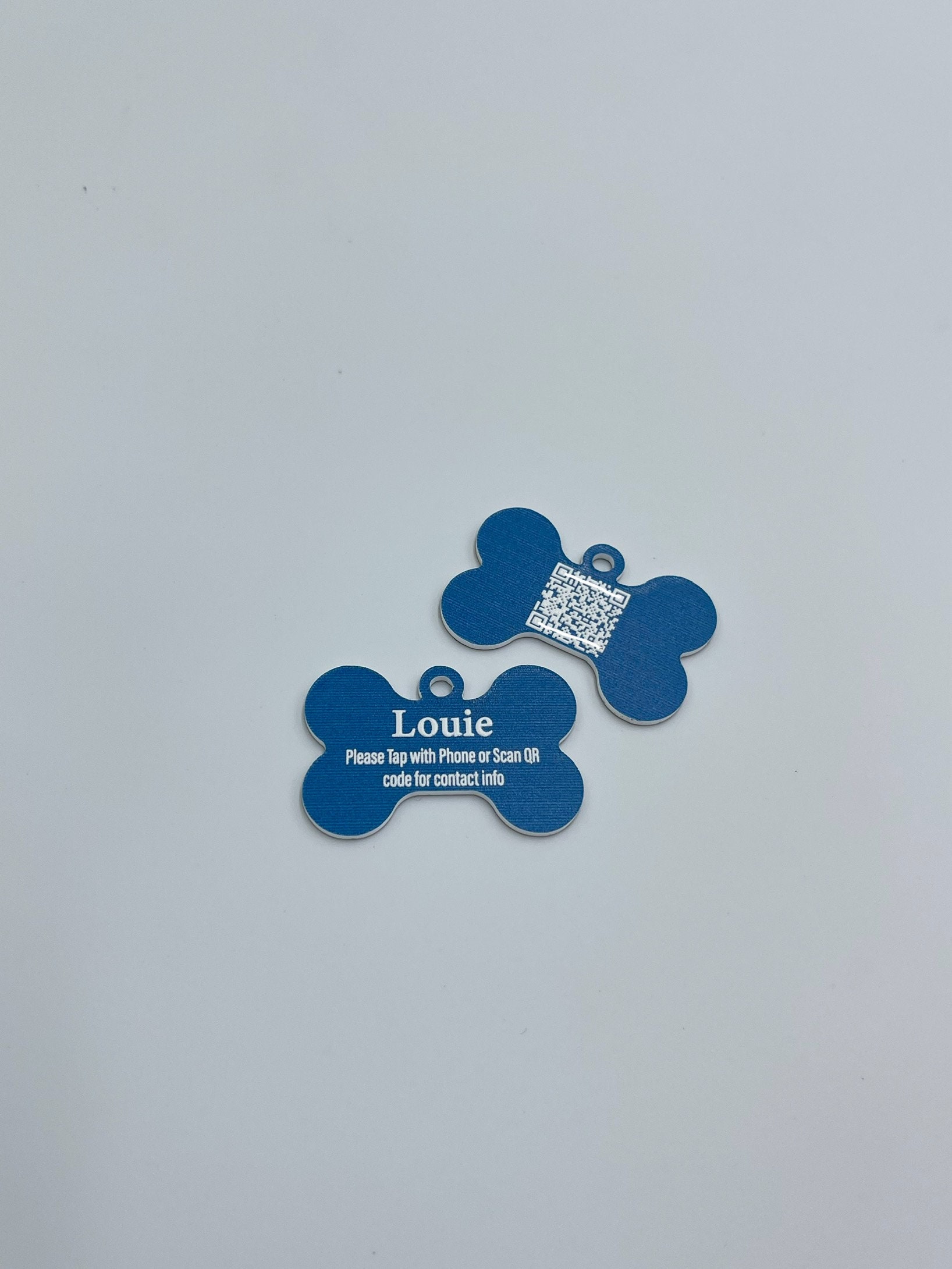 QR Code Pet ID Tag, Custom - Etsy