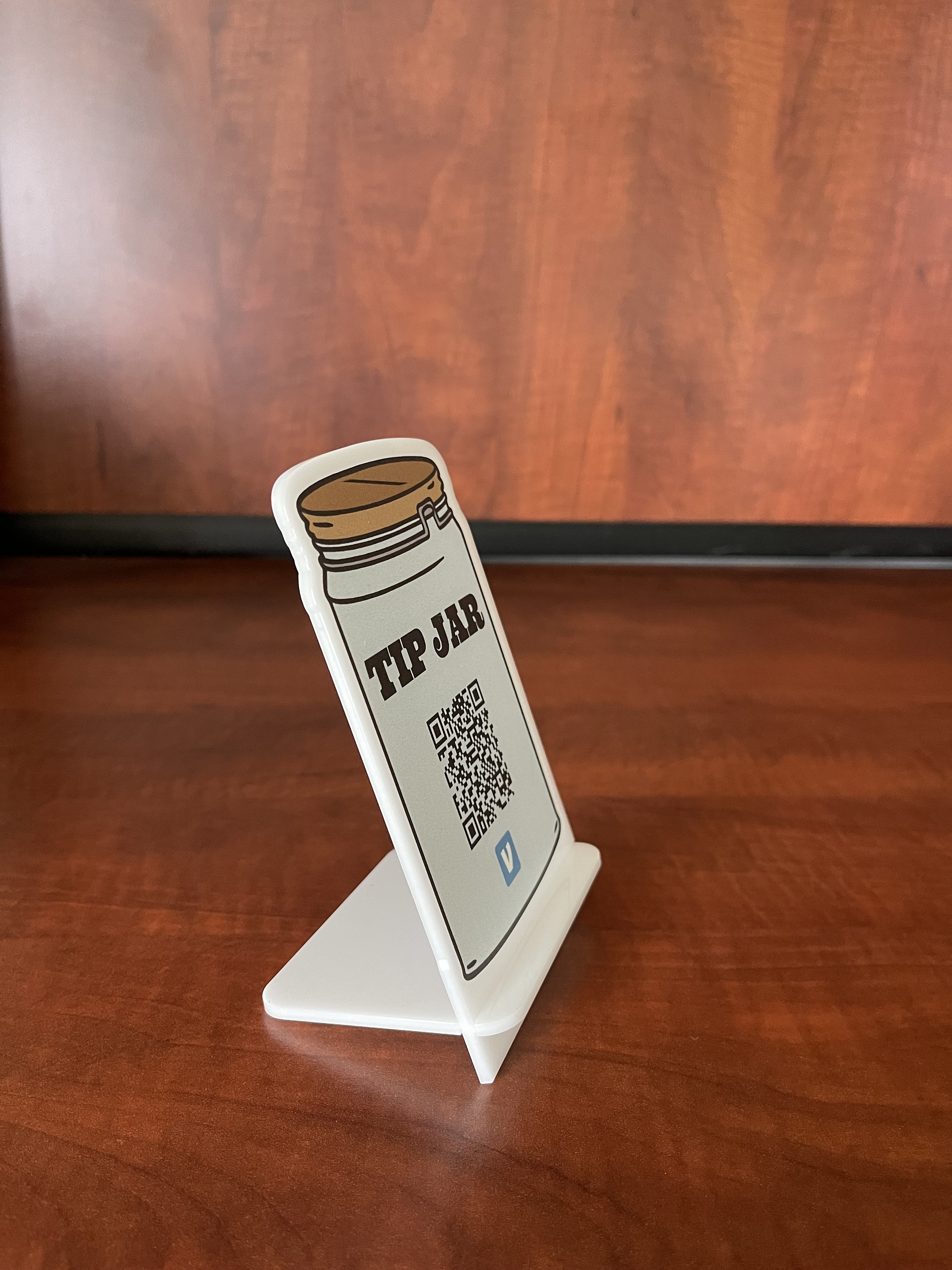 QR Code Tip Jar, Scannable QR Code Sign, Tip Payment Sign, Custom ...