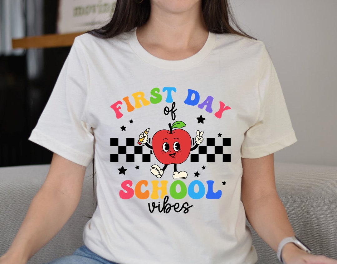 First Day of School T Shirt - Etsy