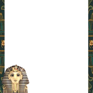 Egyptian Stationery Memo Pad Notepad Writing Paper Instant - Etsy
