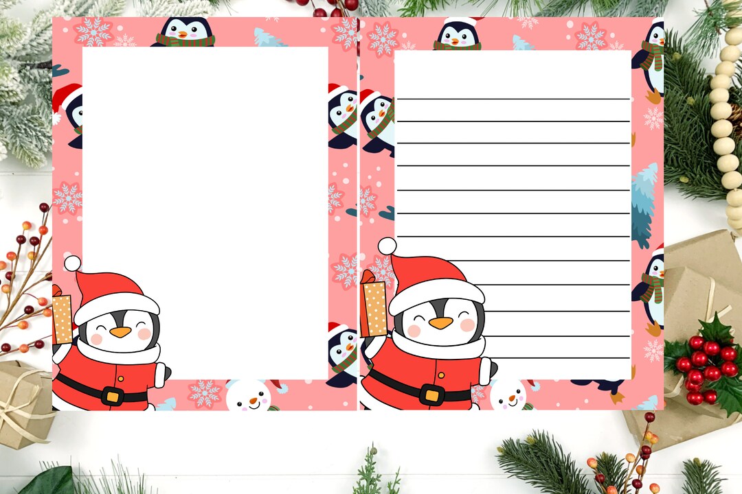 Printable Stationery Set US Letter Size PDF, Instant Download ...