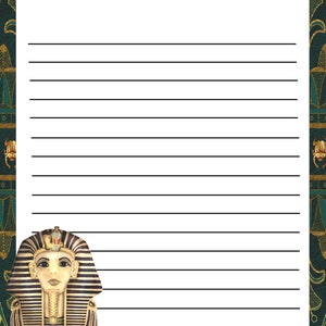 Egyptian Stationery, Memo Pad, Notepad, Writing Paper Instant Download ...