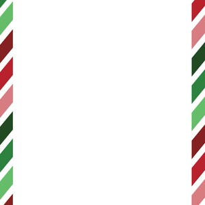 Printable Christmas Stationery - Colorful Red and Green Christmas ...