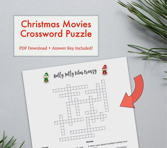Movie Crossword Puzzle Printable